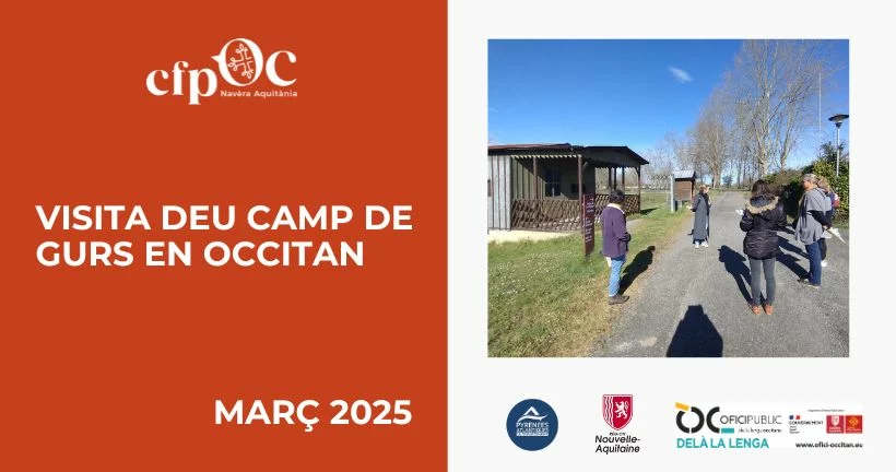 Visite du Camp de Gurs en occitan